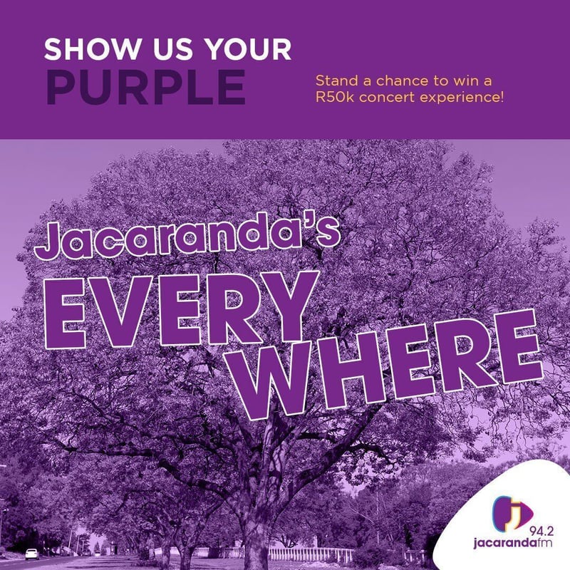 Jacaranda FM Celebrates Purple With R50K Concert Experience Prize ...