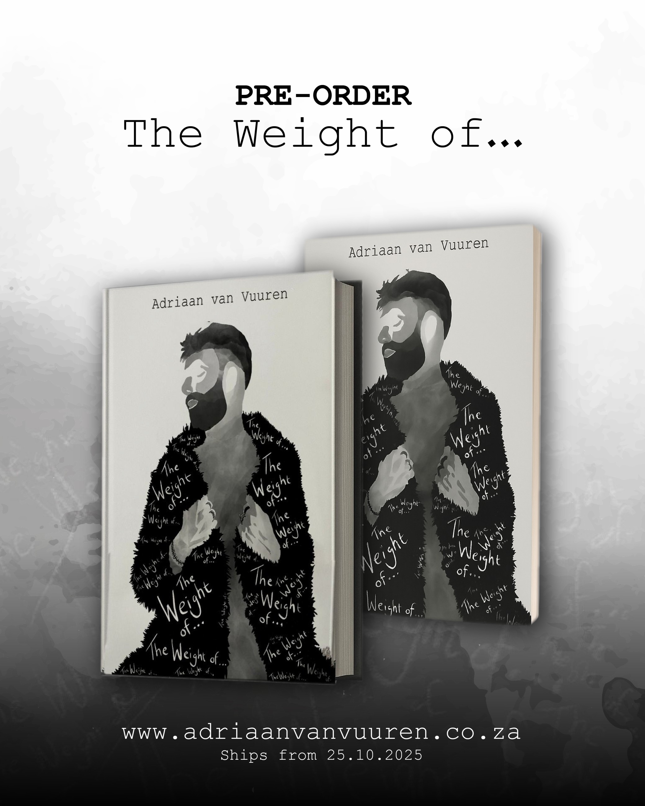 South African Poet Adriaan van Vuuren to Release Third Book The Weight ...