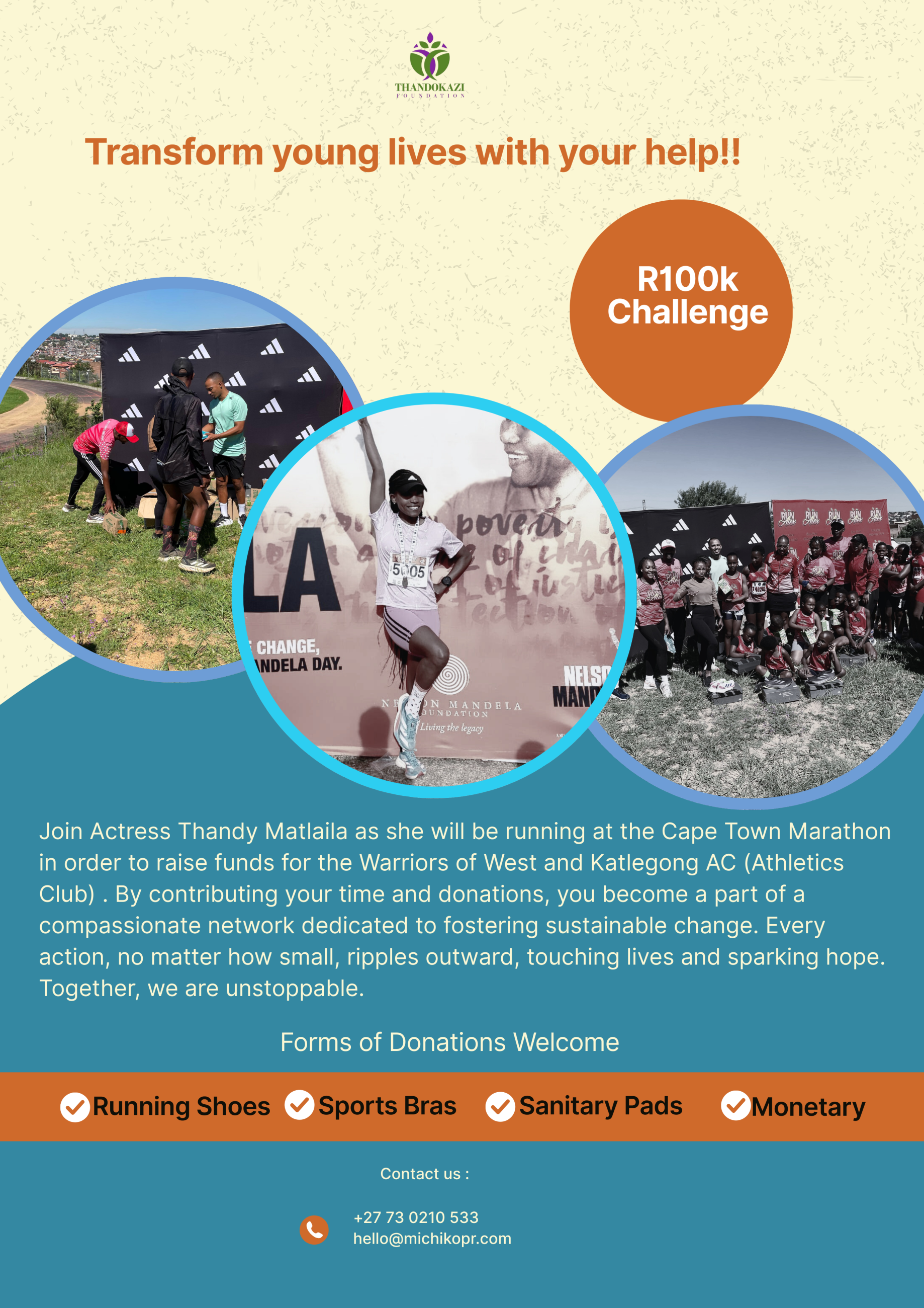 Thandy Matlaila Runs the Cape Town Marathon 2025 for Warriors of West ...