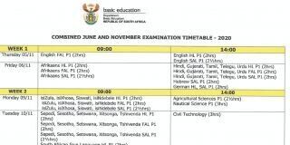 Matric Final Exam Time Table 2020 - MyPressportal - Free Press Releases ...