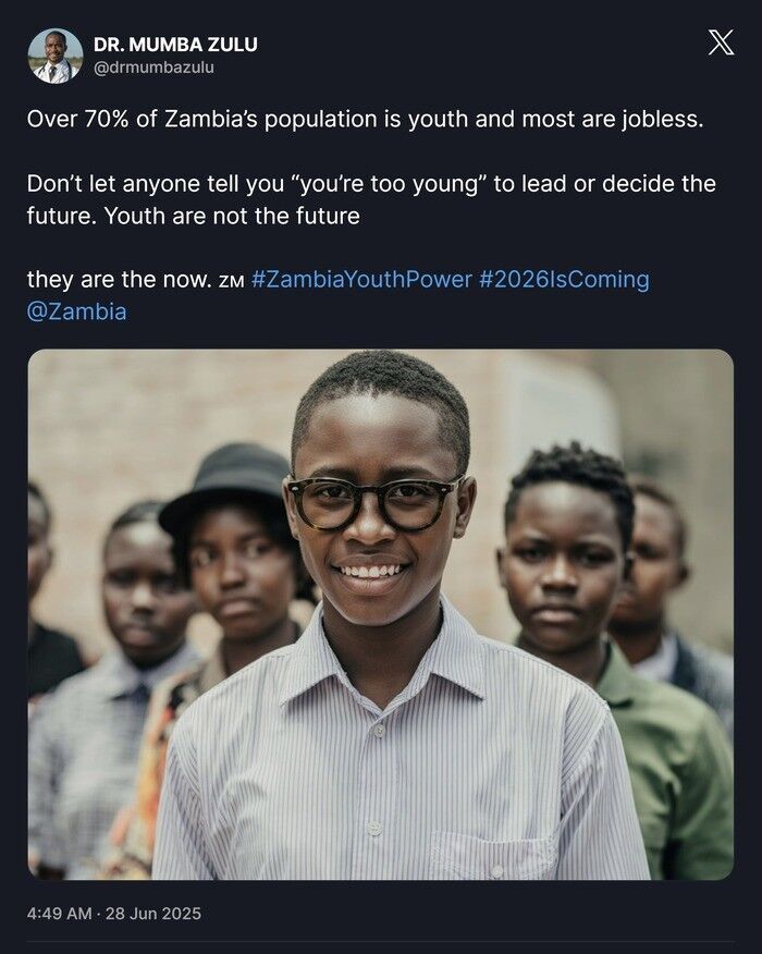 Dr. Mumba Zulu’s Youth Leadership Message Receives Ministry Endorsement ...