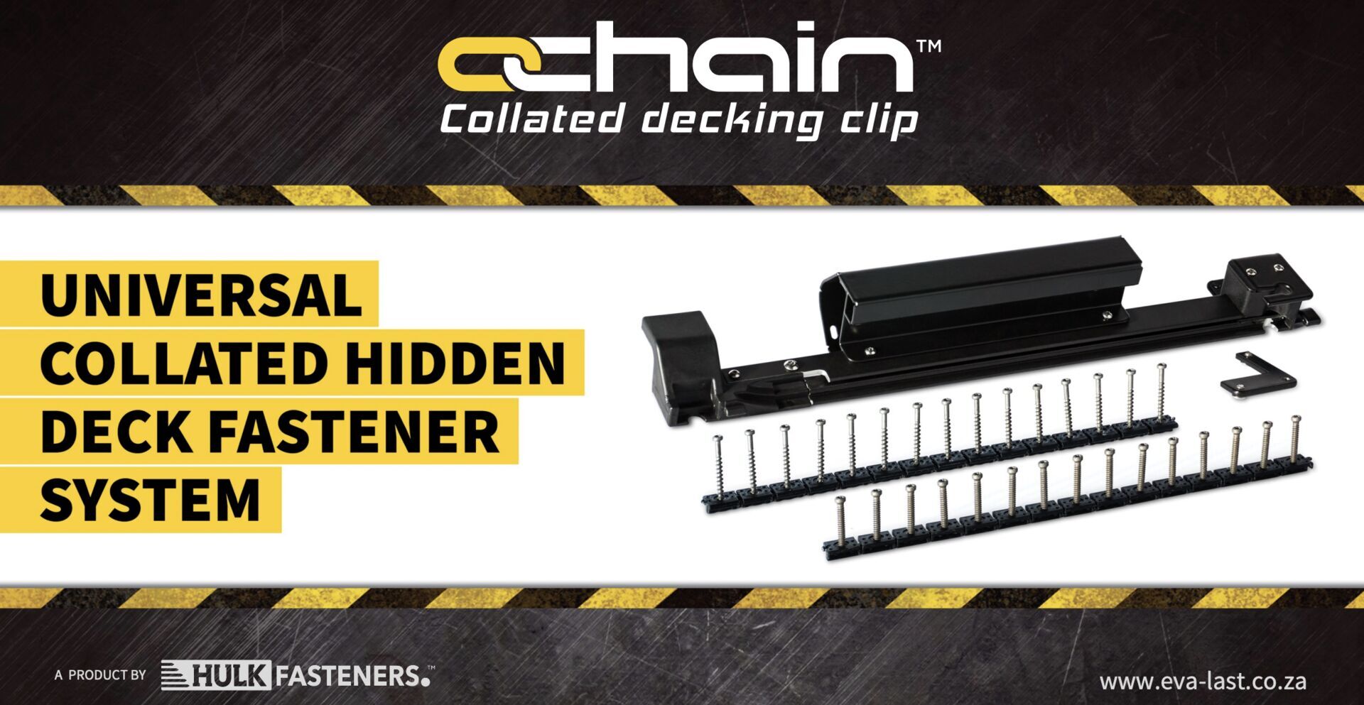 Eva-Last introduces Chain Collated Decking Clip to its Hulk Fasteners ...