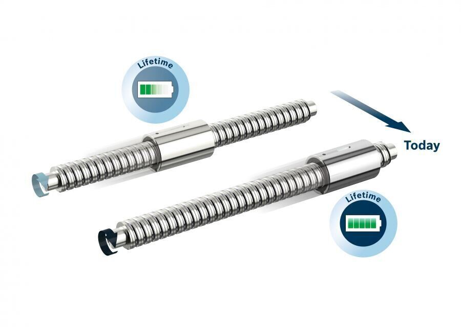 Rexroth ball screw assemblies: service life increased by 80% ...